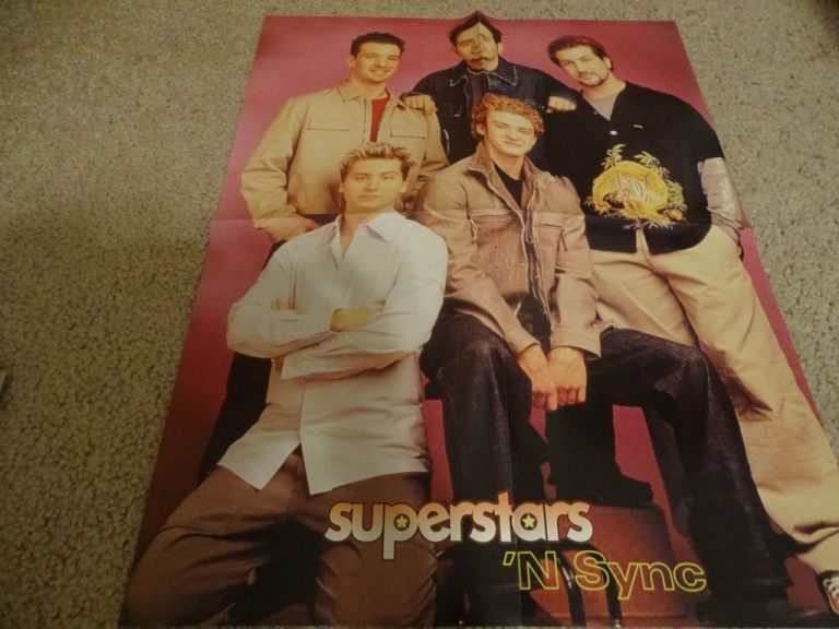 Nsync JC Chasez Chris Kirkpatrick Backstreet Boys teen magazine poster ...