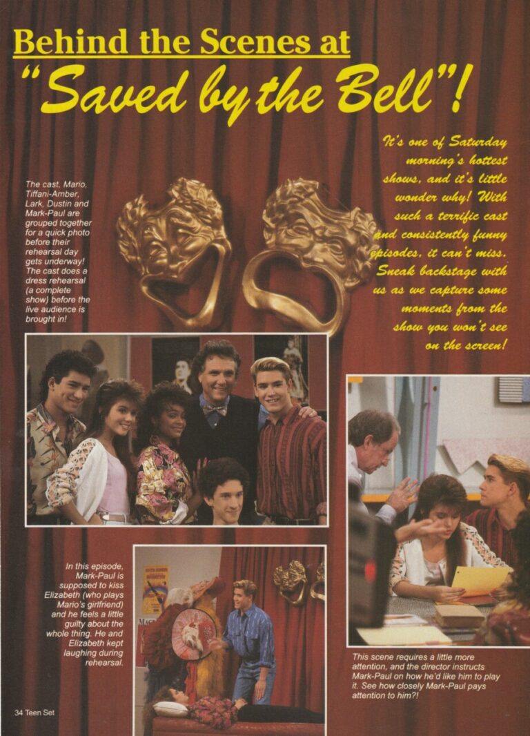 Tommy Puett Mark Paul Gosselaar Tiffani Amber Thiessen Mario Lopz ...