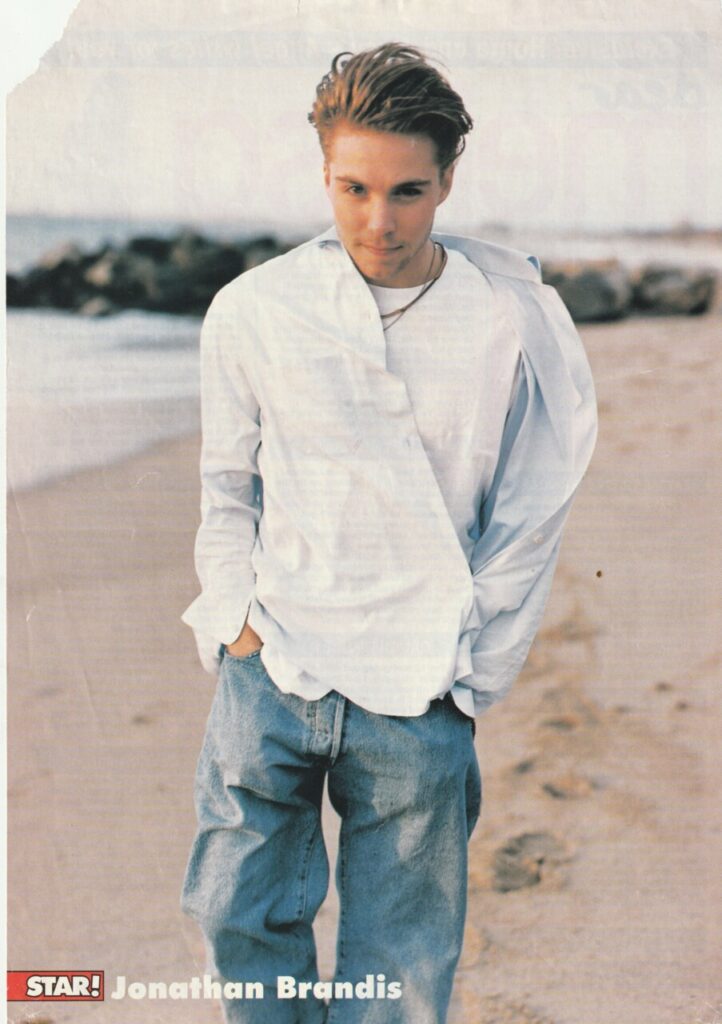 Jonathan Brandis Teen Magazine Pinup Beach Sand Star Mag Teen Stars