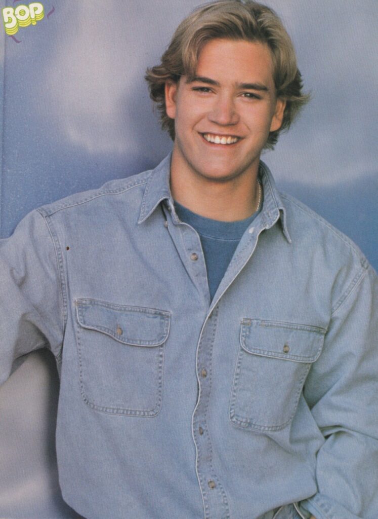Mark Paul Gosselaar teen magazine pinup jean shirt Bop Saved by the ...