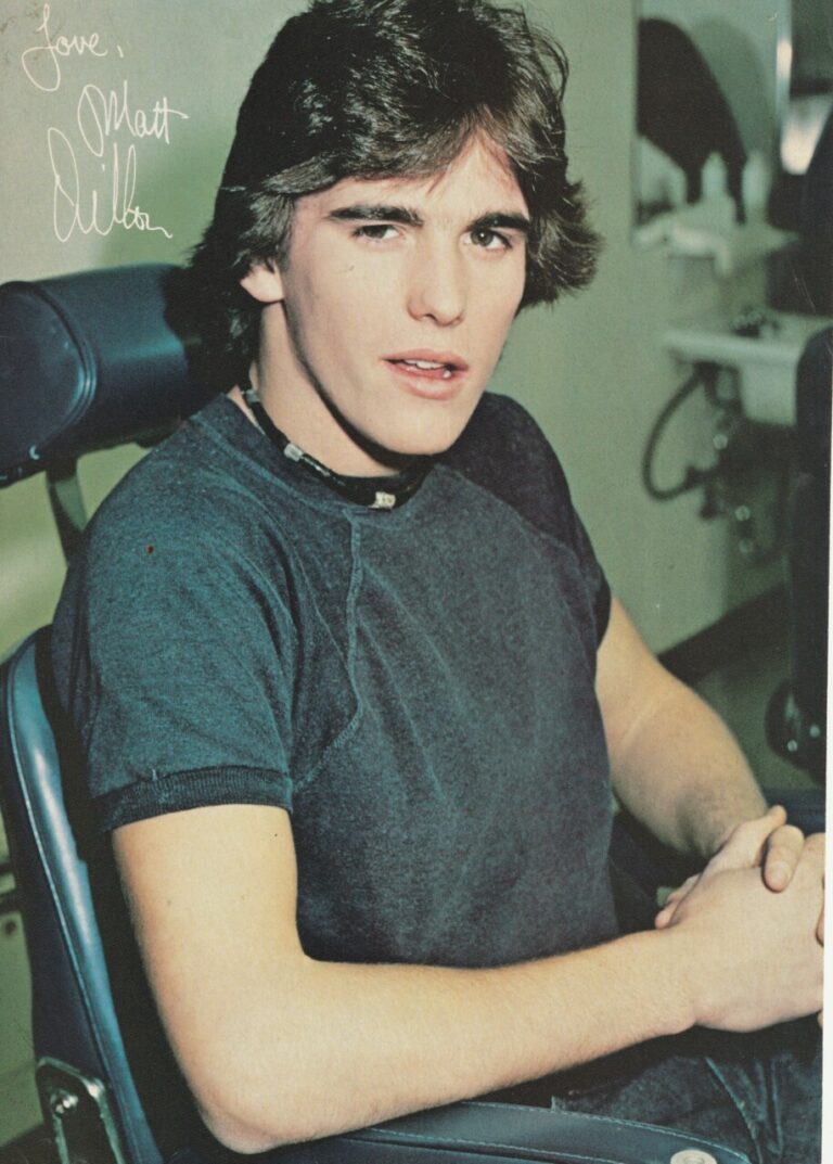 Matt Dillon Bruce Penhall teen magazine pinup open lips Teen Machine ...