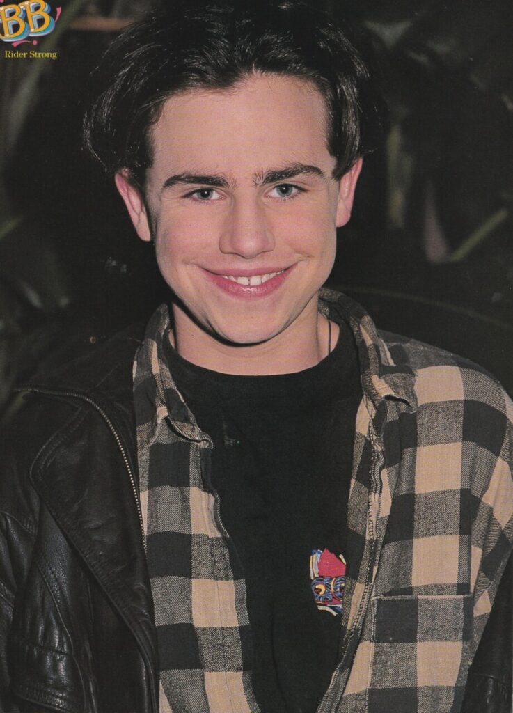 Rider Strong Matthew Lawrence teen magazine pinup BB leather jacket ...