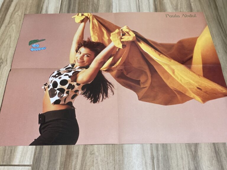 Paula Abdul Christian Slater teen magazine poster Big Bopper American ...
