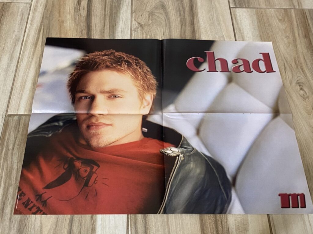 Lindsay Lohan Chad Michael Murray teen magazine poster beach barefoot ...