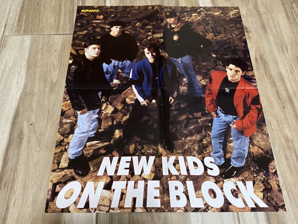 New Kids on the block Kevin Costner teen magazine poster rocks rare ...