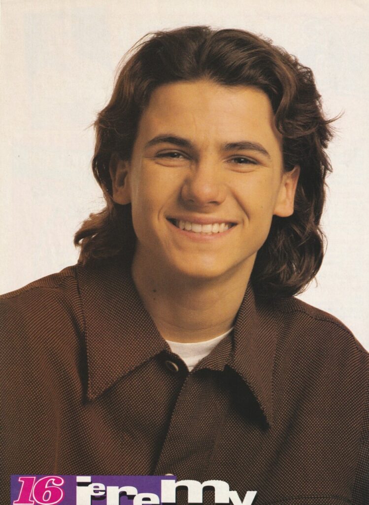 Jeremy Jackson teen magazine pinup 16 magazine great smile teen idols ...