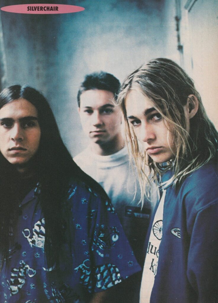 Silverchair teen magazine pinup blue shirs Teen Machine rock idols ...