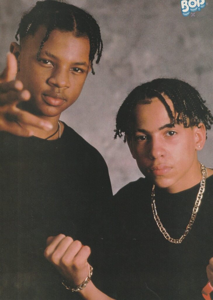 Take That Kris Kross teen magazine pinup Bop – Teen Stars Forever Pinups