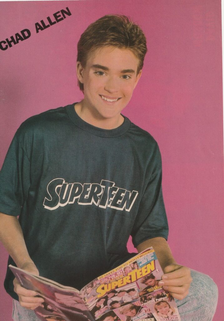 Chad Allen Chace Quinn David Moscow teen magazine pinup clipping ...