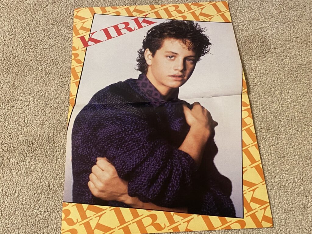 Kirk Cameron Michael St. Gerard Sean Astin teen magazine poster ...
