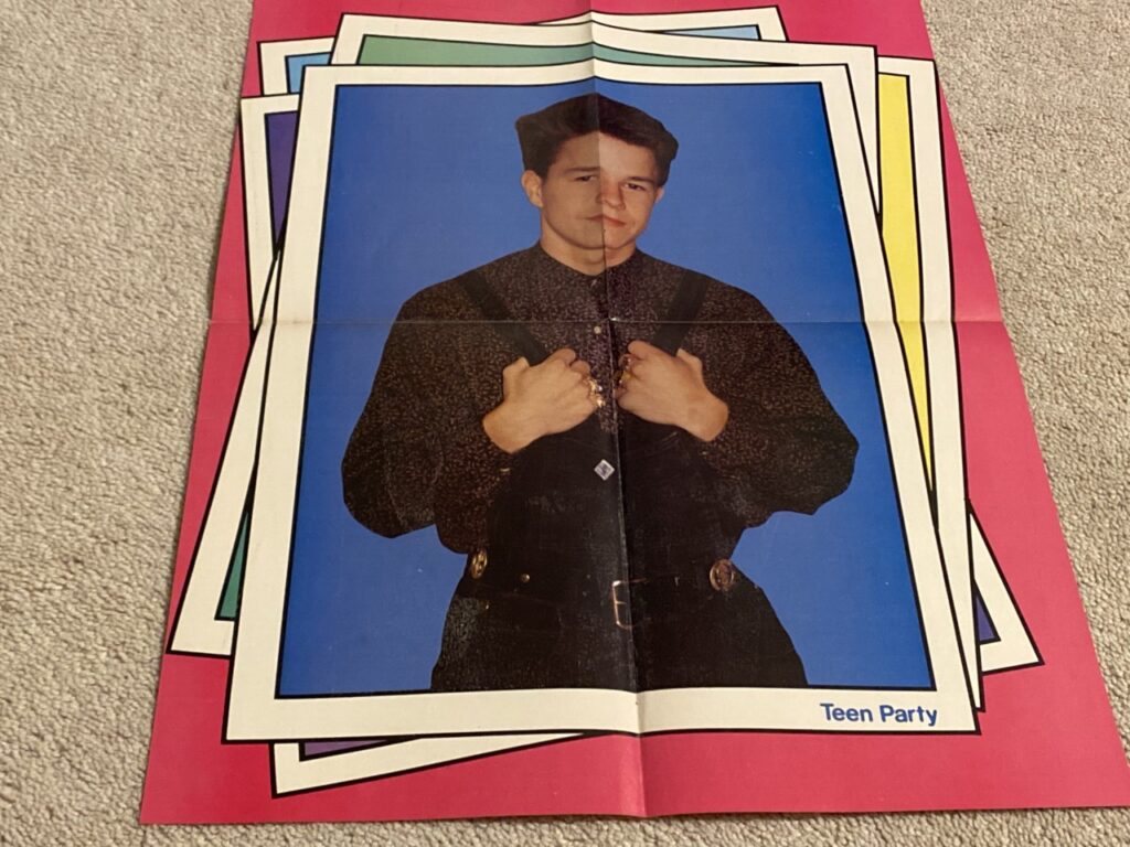 Marky Mark Wahlberg New Kids on the block teen magazine poster bricks ...