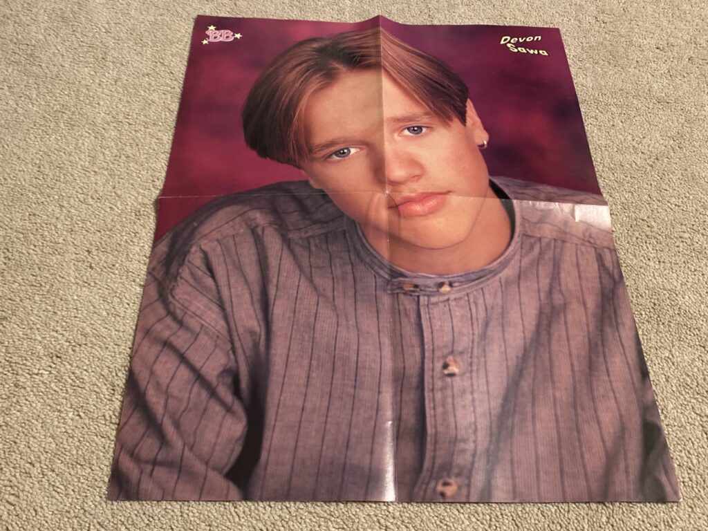 Devon Sawa Keanu Reeves teen magazine poster 90’s actor pix – Teen ...