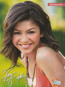 Zendaya teen magazine pinup clipping side profile – Teen Stars Forever ...
