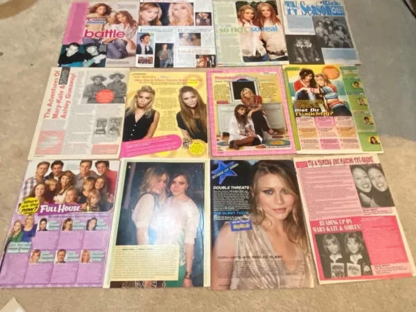 Mary Kate Olsen Ashley Olsen teen magazine pinups clippings lot 90’s ...