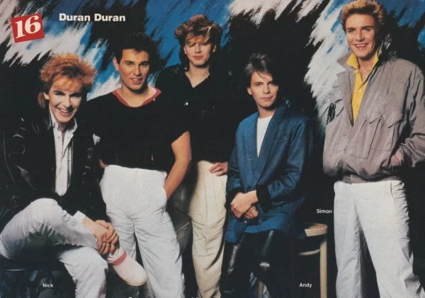 Matt Dillon Duran Duran teen magazine pinup clipping muscles ladder ...