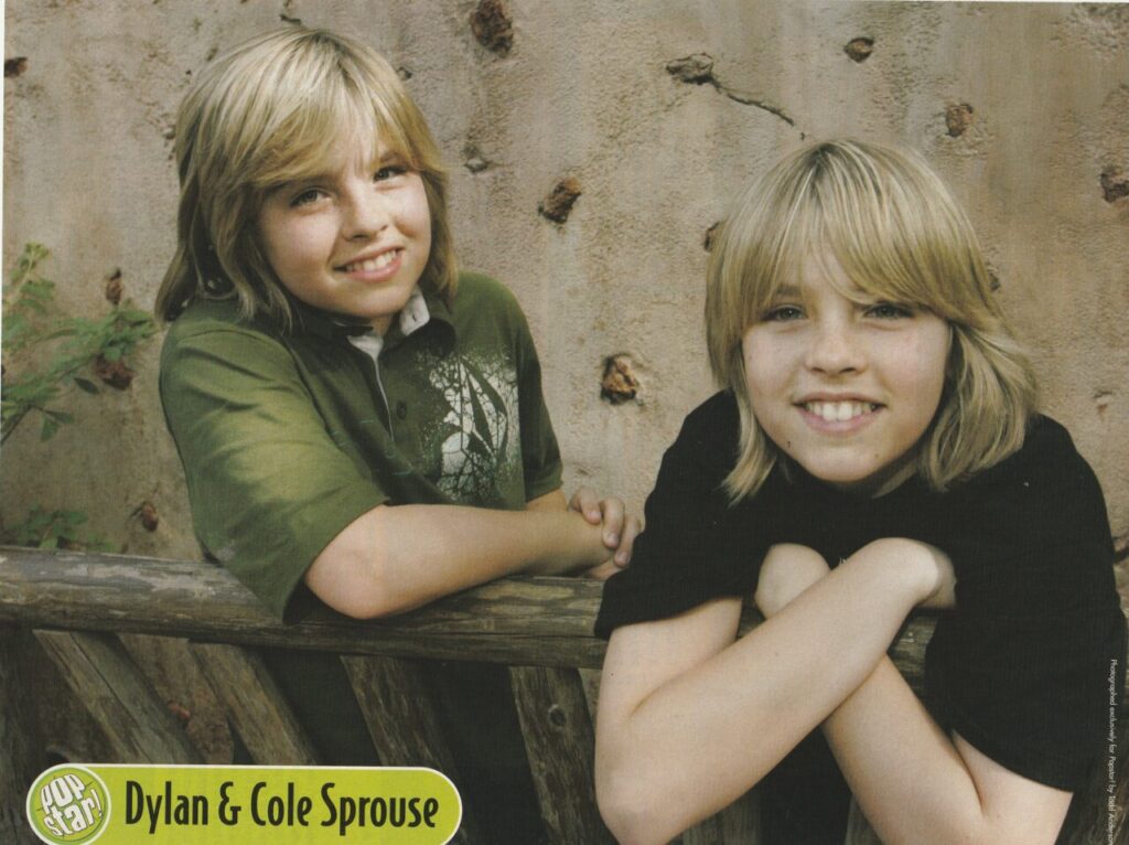Cole Sprouse Dylan Sprouse teen magazine pinup The Suite Life on Deck ...
