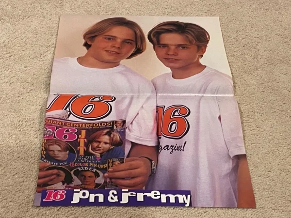Jonathan Taylor Thomas Jon & Jeremy Torgerson teen magazine poster ...